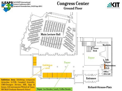 Poster Area Congress Center Upper (First) Floor - iLEAPS