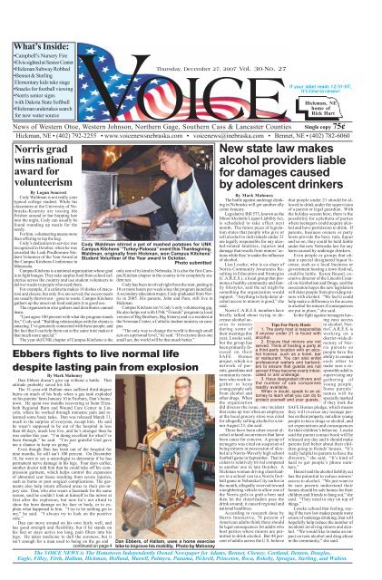 Voice News December 28 2007 - IN Color Pages
