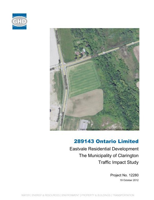 existing traffic - Municipality of Clarington