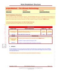Work breakdown structure (WBS) History WBS design principles