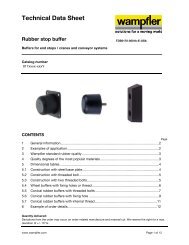 Technical Data Sheet Rubber to Metal Elements - LS Flex SA