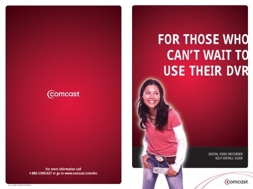 Motorola DVR Self Install Guide - Comcast