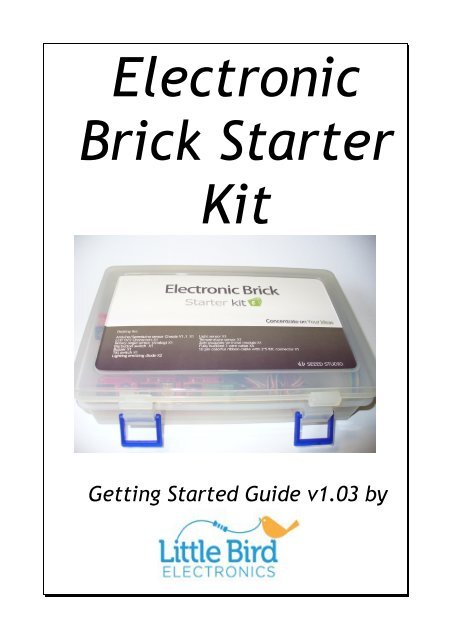 Electronic Brick Getting Started Guide.pdf - Tronixstuff