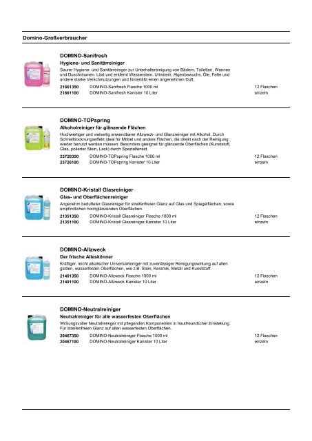 DOMINO-TOPspring - KBHV-Info