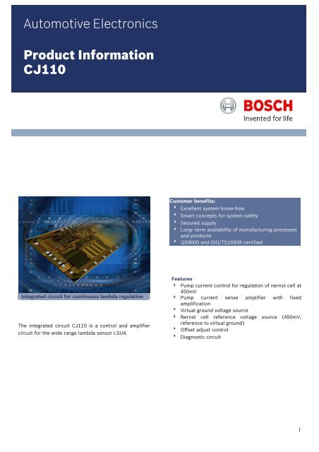 Download Link - Bosch Semiconductors