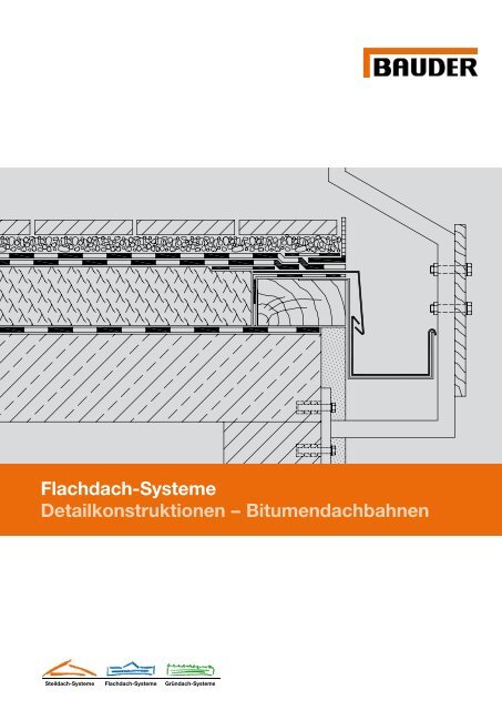 Bauder Detailkonstruktionen Bitumendachbahnen
