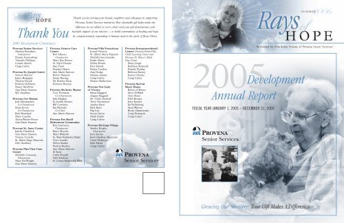 Thank You - Provena Health