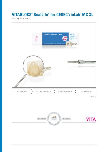 VITABLOCS® RealLife® for CEREC®/inLab® MC XL - Vident