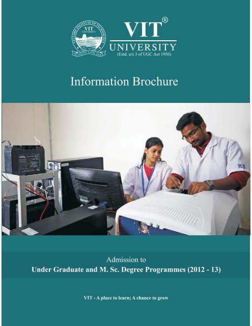 Information Brochure - Vellore Institute of Technology