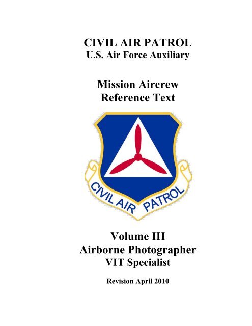 Airborne Photographer - NESA - Civil Air Patrol