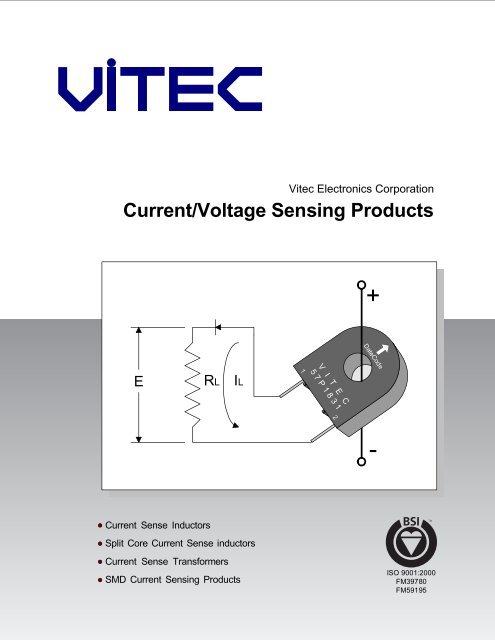 Current/Voltage Sensing Products - Vitec Electronics Corporation