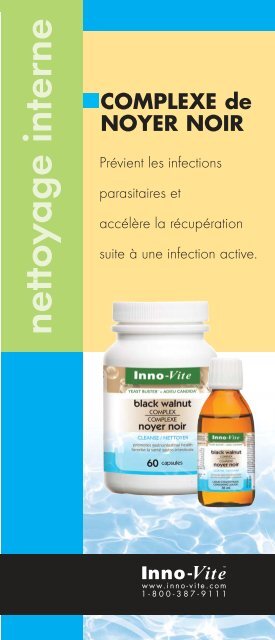 COMPLEXE de NOYER NOIR - Inno-Vite