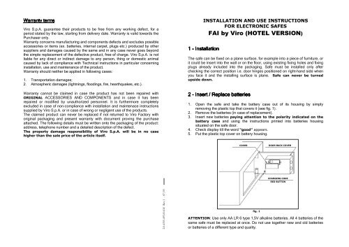 20435549300000 _FAI by Viro Hotel - UK_ - Viro SpA