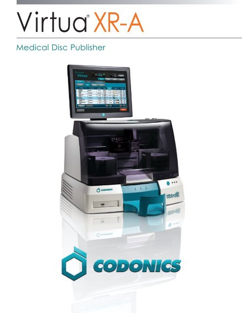 Virtua XR-A Specification Sheet - Codonics