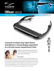 iWear® AV230 XL - Vuzix