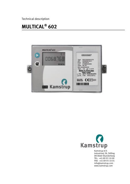 MULTICAL® 602 - Kamstrup