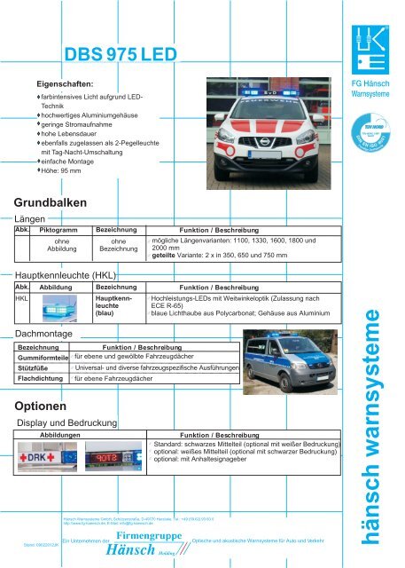 DBS 975 LED - Hänsch