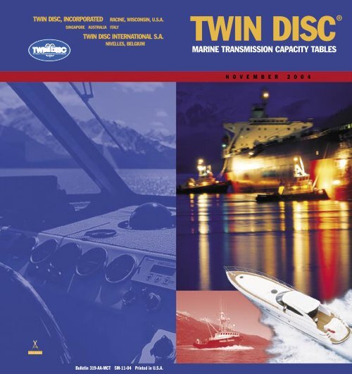 TWIN DISC® - esco Antriebstechnik