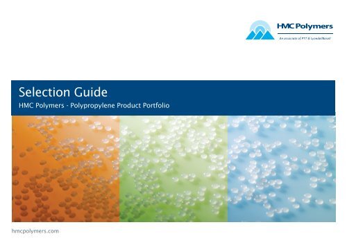 Product selection guide - HMC Polymers