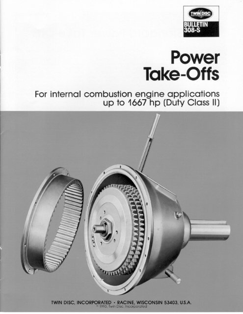 PTO-308-S - Twin Disc