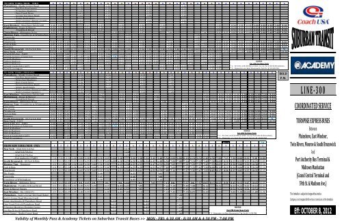 Line 300 - Coach USA