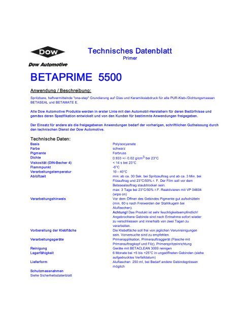 BETAPRIME 5500