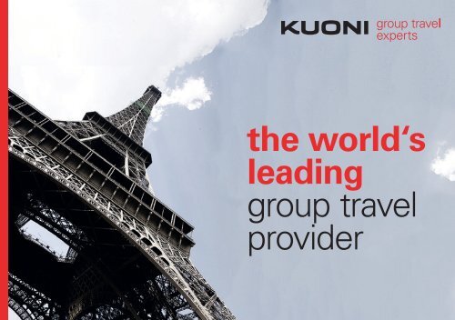 Kuoni Group Travel Experts supplier brochure (English) Download