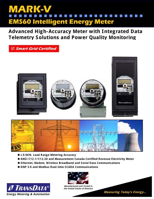 MARK-V Solid-State Energy Meter - TransData