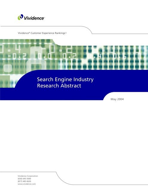 Search Engine Industry Research Abstract - Search Johnston