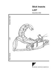 Student Safety Sheets - CLEAPSS