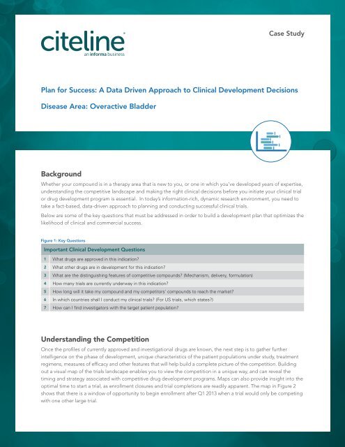 Plan for Success: A Data Driven Approach to Clinical ... - Citeline