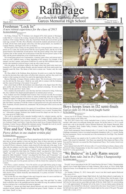 Ram Page issue 4 - Garces Memorial High School