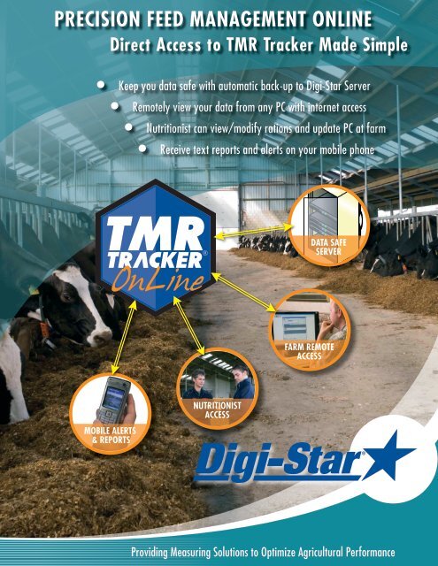PRECISION FEED MANAGEMENT ONLINE - Digi-Star TMR- Tracker