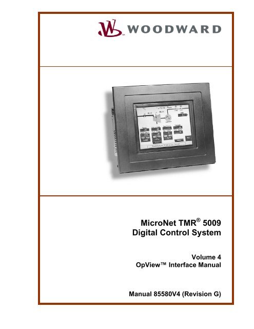 MicroNet TMR 5009 Digital Control System - DSF Technologies