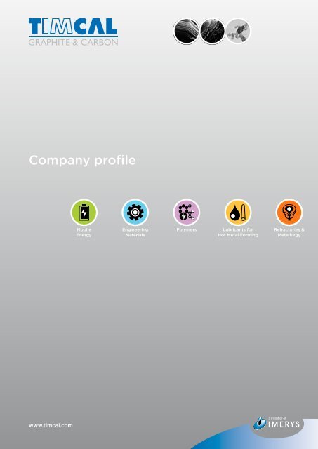 Company profile - Timcal Graphite