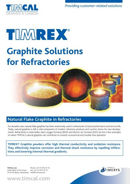 Graphite Solutions for Refractories