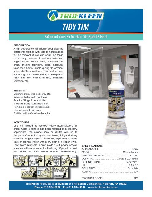 TIDY TIM - Truekleen