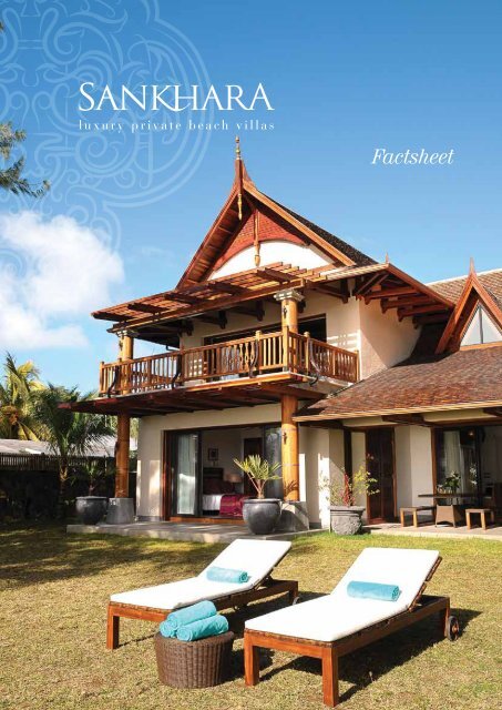 Factsheet - Sankhara Villas Mauritius