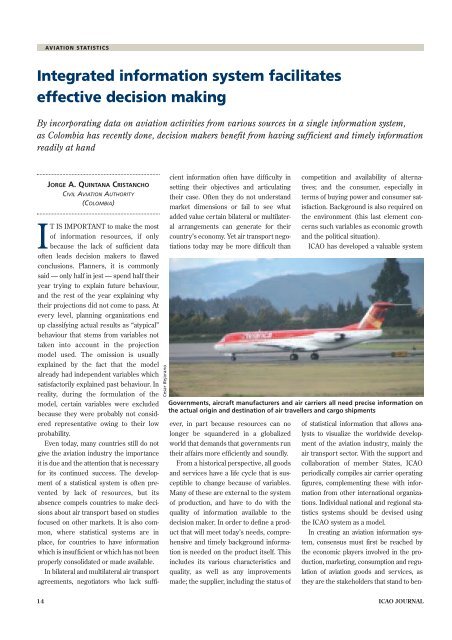 Integrated information system facilitates effective decision making