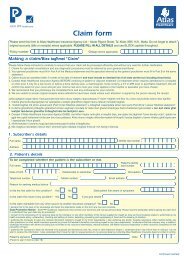 PB25244 Malta Claim Form - Atlas Insurance Malta