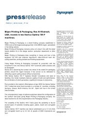 Atlas Printing Press installs a DuPont Largo 4406 ... - Dynagraph