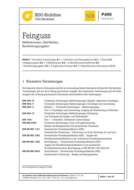 Feinguss - Konstruieren und Gießen