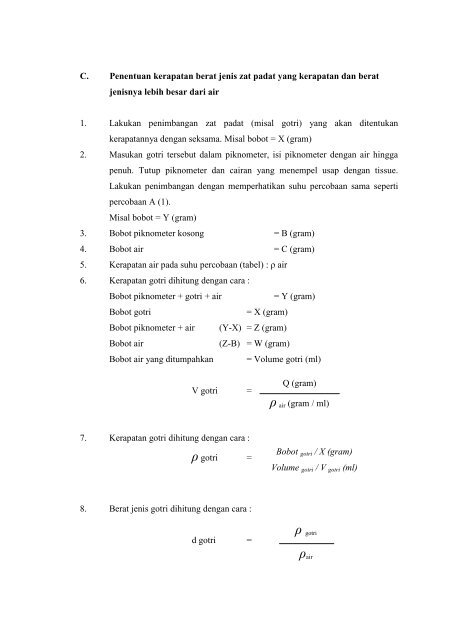 5. Catat hasilnya, kemudi