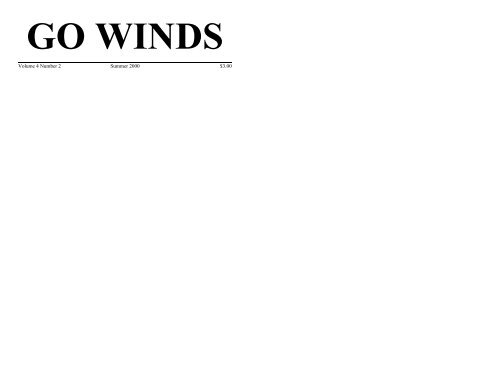 GO WINDS