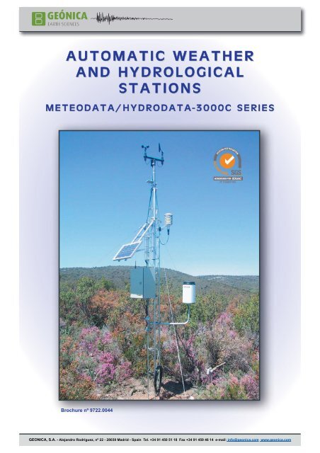 Geonica METEODATA/HYDRODATA-3000C - Stevens Water ...