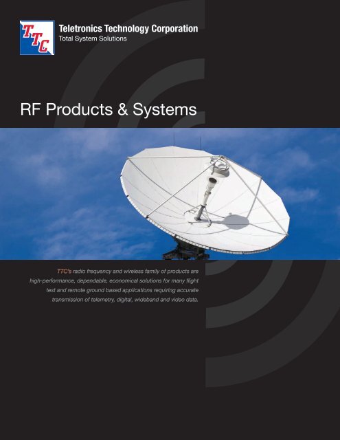 RF Products & Systems - Teletronics Technology Corporation