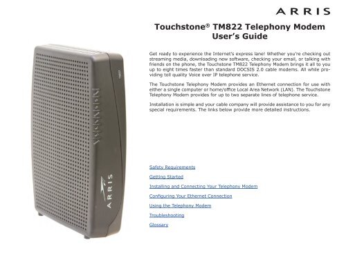 Arris Modem Tm822 Lights Flashing | Shelly Lighting