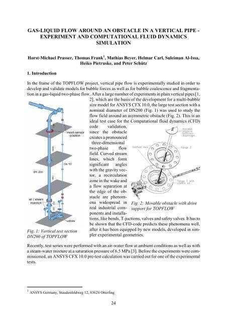GAS-LIQUID FLOW AROUND AN OBSTACLE IN A VERTICAL PIPE ...
