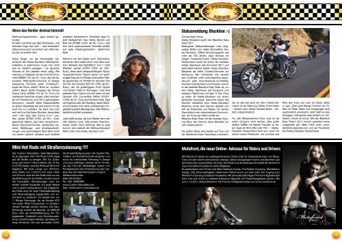 Mini Hot Rods mit Straßenzulassung !!!! - Bikers Power