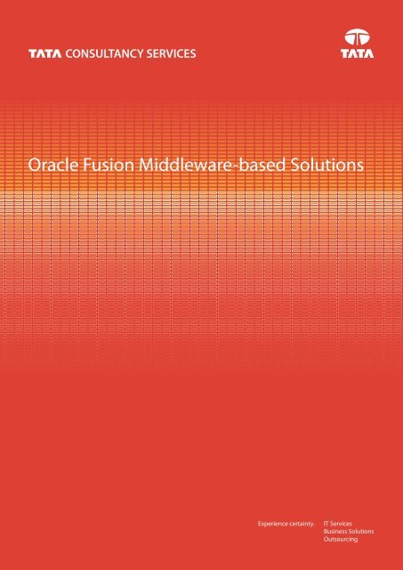 Oracle Fusion Brochure A4 - Tata Consultancy Services